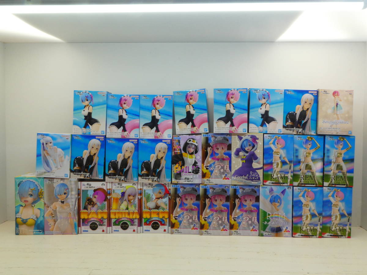 Yahoo!オークション - 078-B64) 未開封品 リゼロ フィギュア 29点セッ...