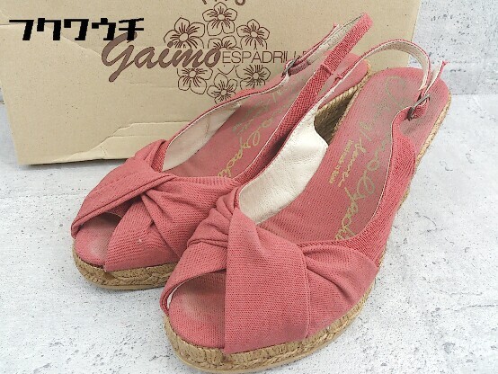 Yahoo!オークション - GAIMO ESPADRILLES ガイモエスパドリーユ ウェ...