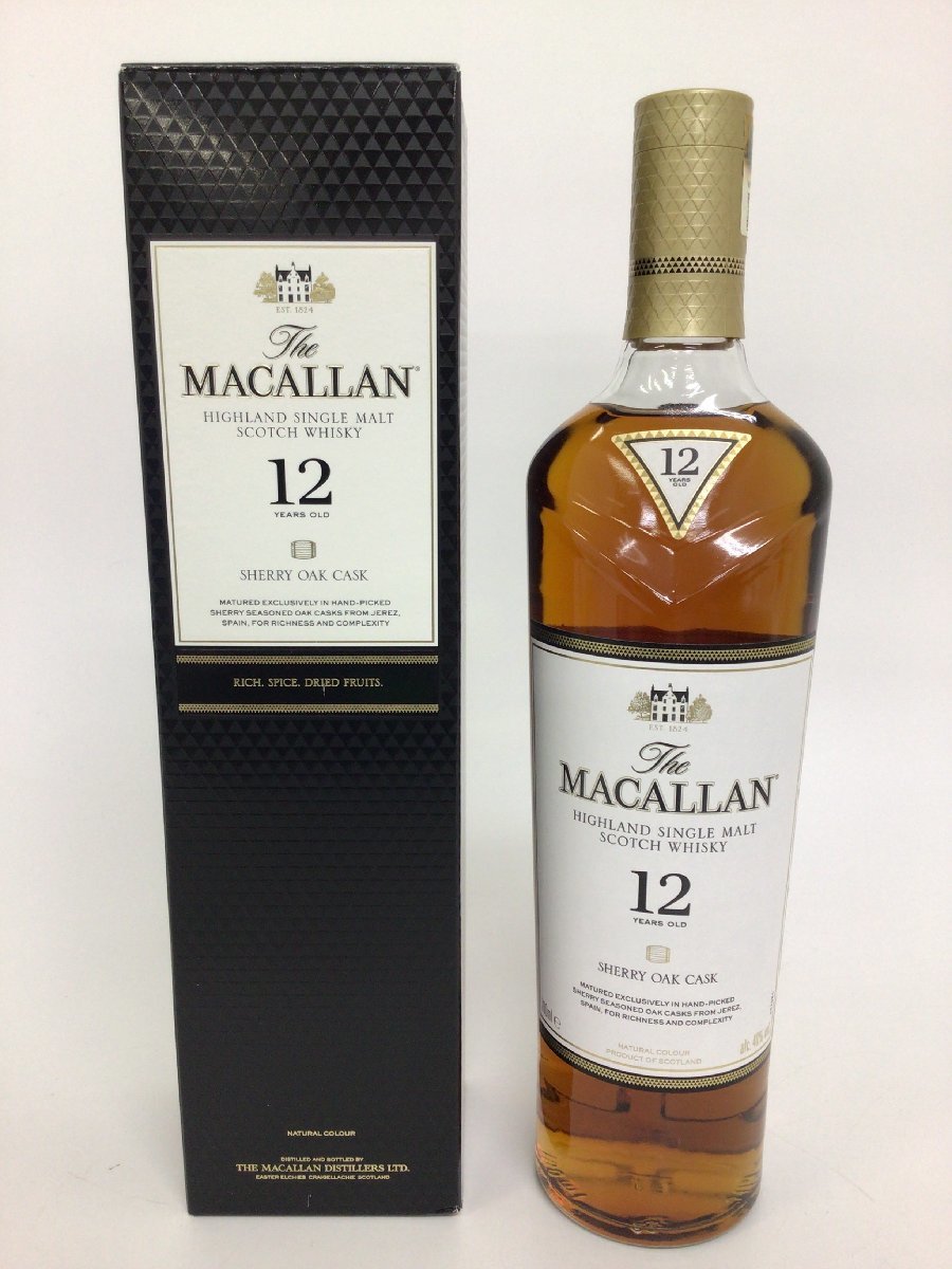 Yahoo!オークション - RW52 マッカラン 12年・シェリーオーク 700ml【...