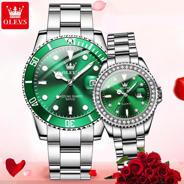 Yahoo!オークション - Olevs トップブランド 高級 クォーツ 時計 防水 ...