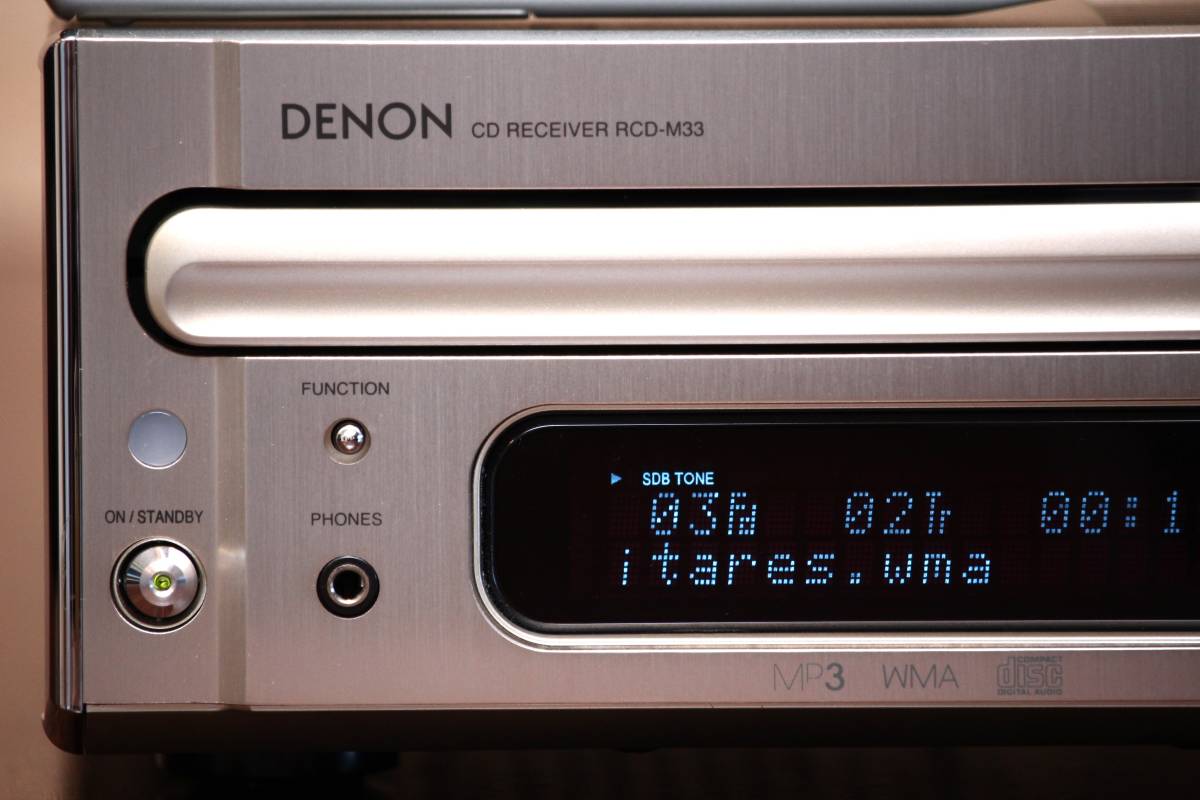 Yahoo!オークション - DENON RCD-M33 CDレシーバー チューナー アンプ ...