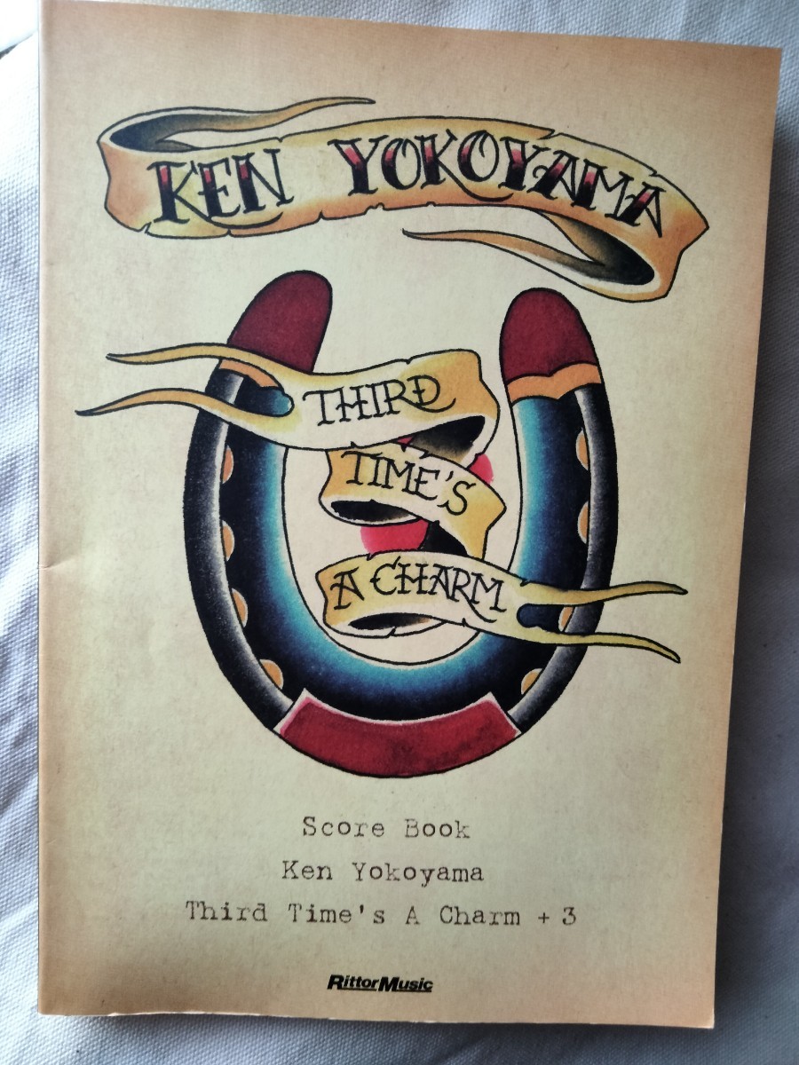Yahoo!オークション - バンドスコア KEN YOKOYAMA THIRD TIME’S A CHA...