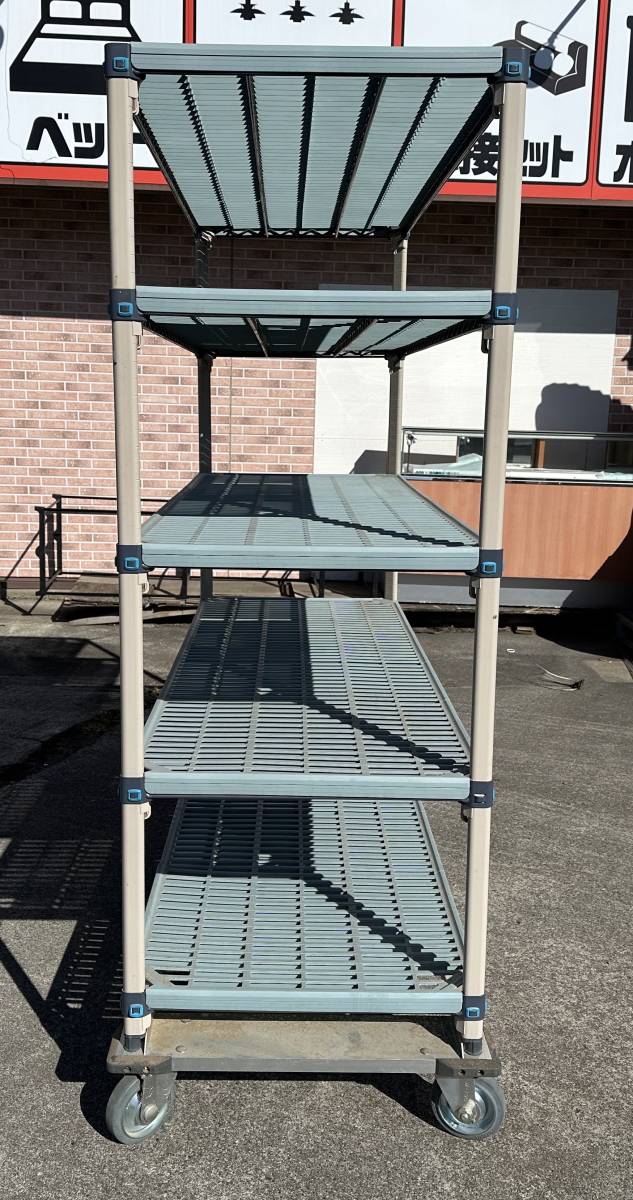 直接引き取り限定 エレクター METRO MAX メトロマックスQ プラスチック 5段 キャスター付きラック(事務、店舗用品)｜売買されたオークション情報、yahooの商品情報をアーカイブ公開 ...