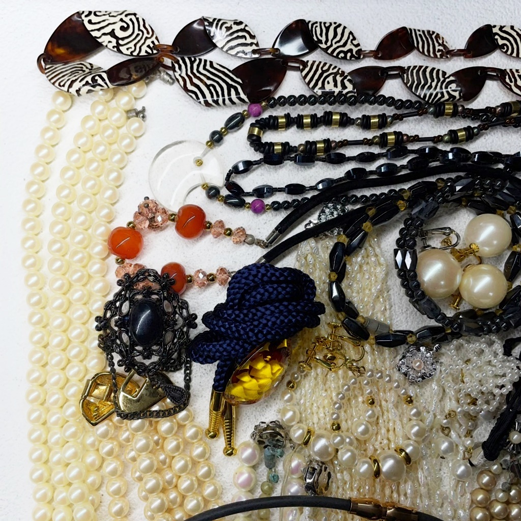 人気 アクセサリー まとめ 総重量 1 130g ネックレス ブレスレット ブローチ 天然石 パール パワーストーン 卸 レディース/CY86-40(中古)のヤフオク落札情報