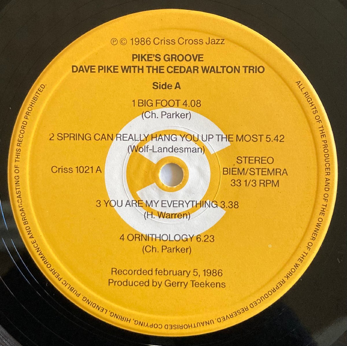 Yahoo!オークション - LPA22780 デイブ・パイク・ウィズ・シダー・ウォ...