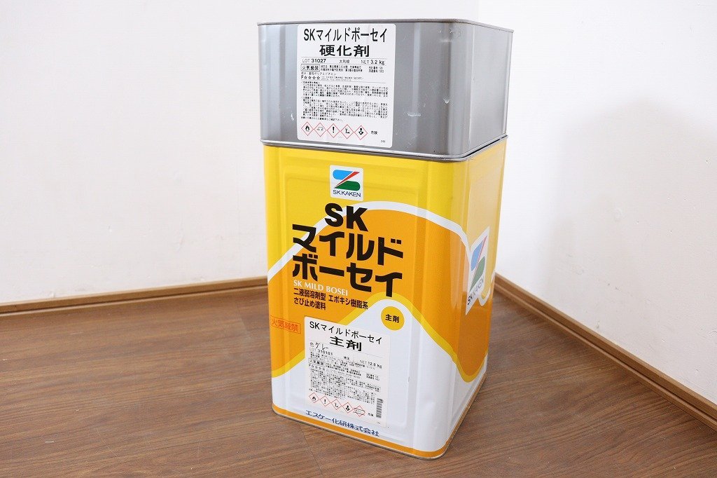 Yahoo!オークション - 新品 S3880 エスケー化研 塗料 SKマイルドボーセ...