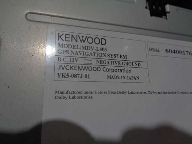 Yahoo!オークション - [A14] ケンウッド MDV-L403 メモリーナビ DVD ワ...