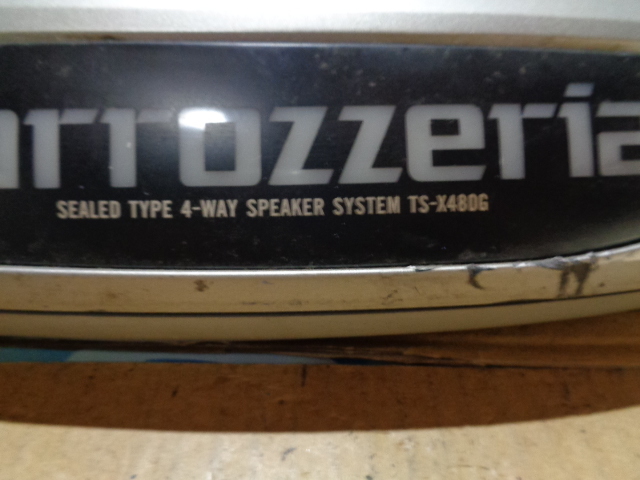 A06 パイオニア カロッツェリア TS-X480G 密閉式 4WAY スピーカー(据置、ボックスタイプ)｜売買されたオークション情報、yahooの商品情報をアーカイブ公開 - オークファン ...