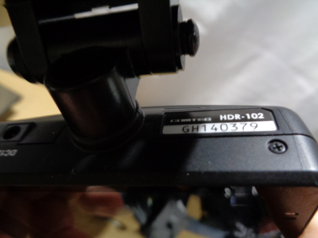 Yahoo!オークション - [A20] コムテック HDR-102 ドライブレコーダー ...