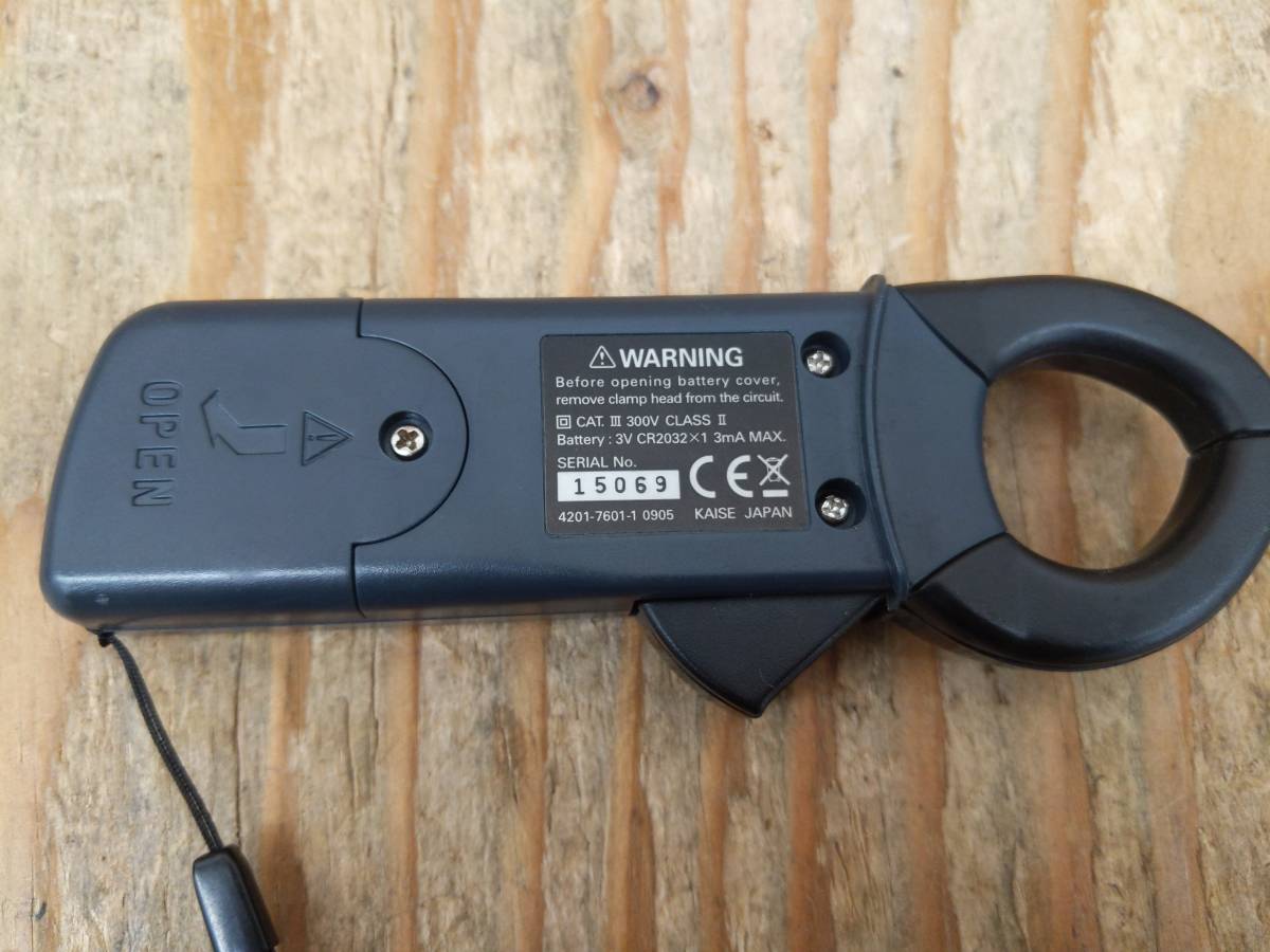 Yahoo!オークション - 【20-0107-TA-1-2】kaise SK-7601 AC CLAMP METE...