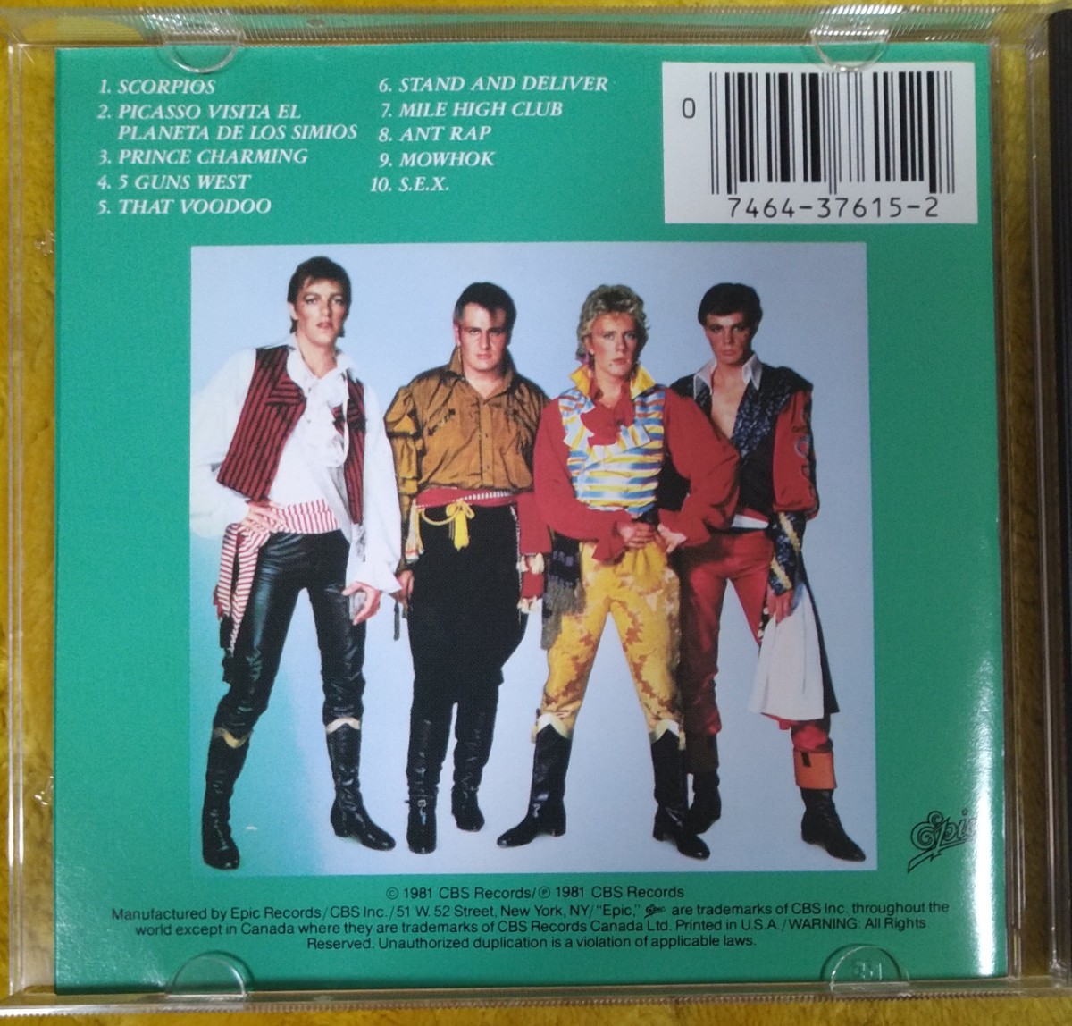 Yahoo!オークション - ADAM AND THE ANTS Prince Charming 旧規格デジ...