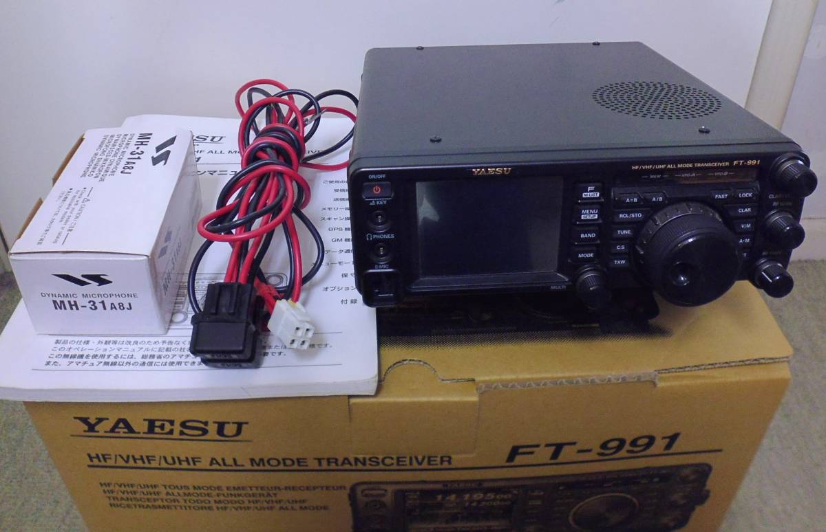 FT-991 FT991 ヤエス 八重洲無線 YAESU 100W機 HF/50/144/430MHz オールバンドトランシーバー(固定)｜売買されたオークション情報、yahooの商品情報を ...
