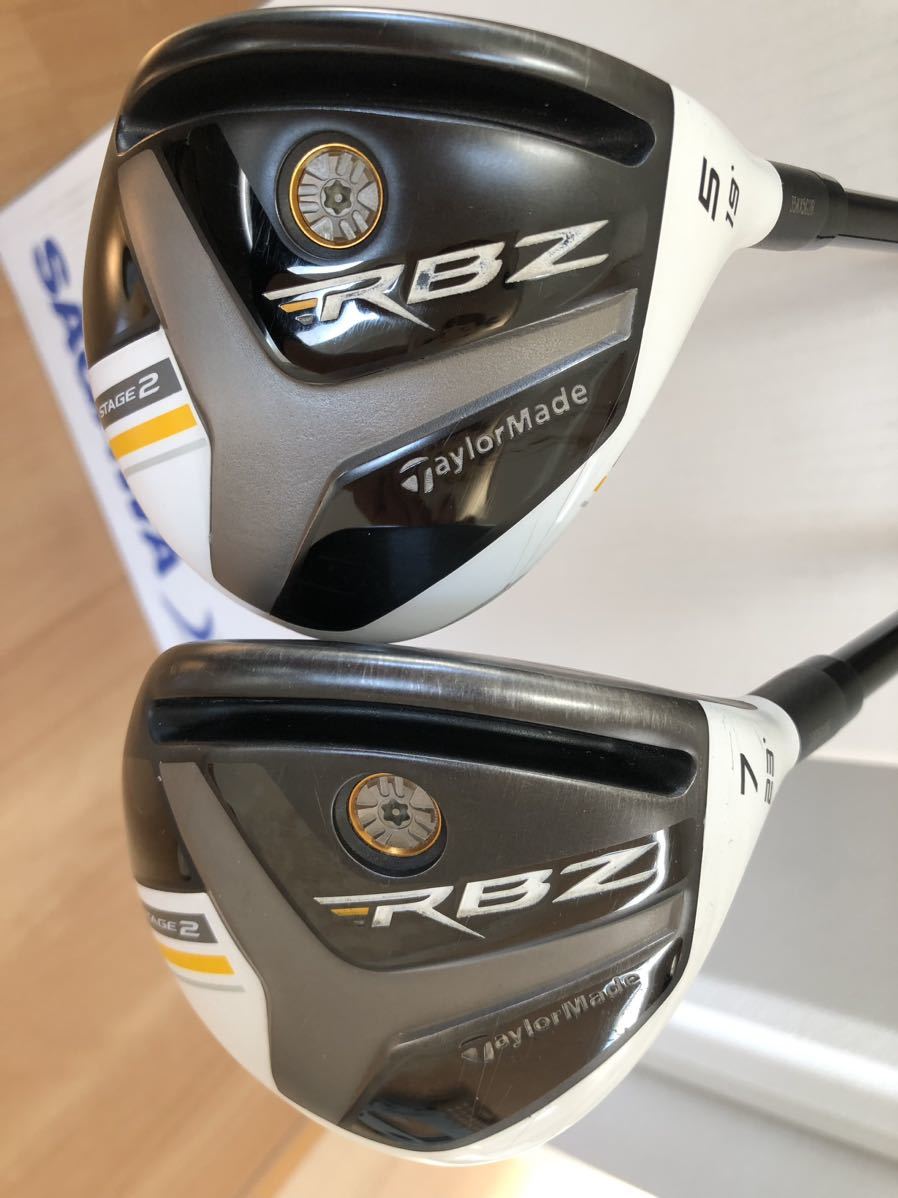 Yahoo!オークション - 【希少】テーラーメイドRBZSTAGE2/5W19°&7W23°...