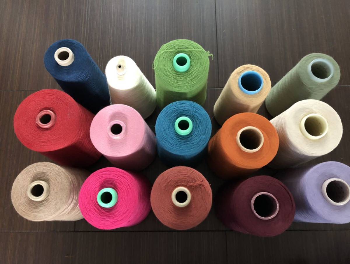 Yahoo!オークション - 貴重 高級糸 番手・混率不明 同梱不可【B117 バ...
