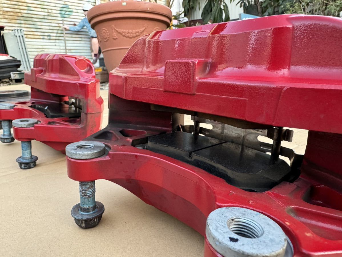 Yahoo!オークション - Y51 フーガ ブレーキキャリパーKIT レッドカラー...