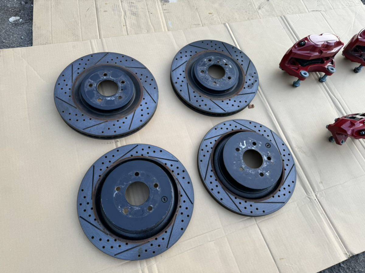 Yahoo!オークション - Y51 フーガ ブレーキキャリパーKIT レッドカラー...