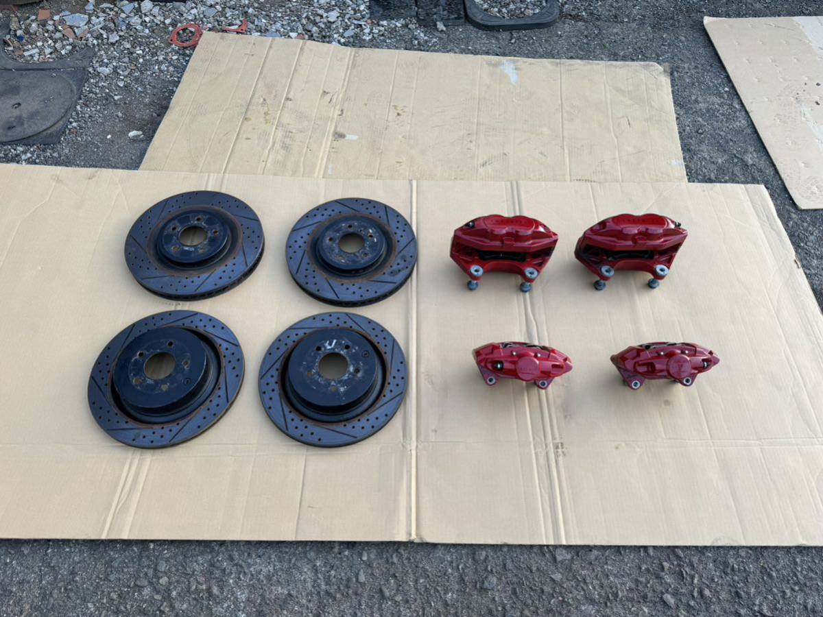 Yahoo!オークション - Y51 フーガ ブレーキキャリパーKIT レッドカラー...