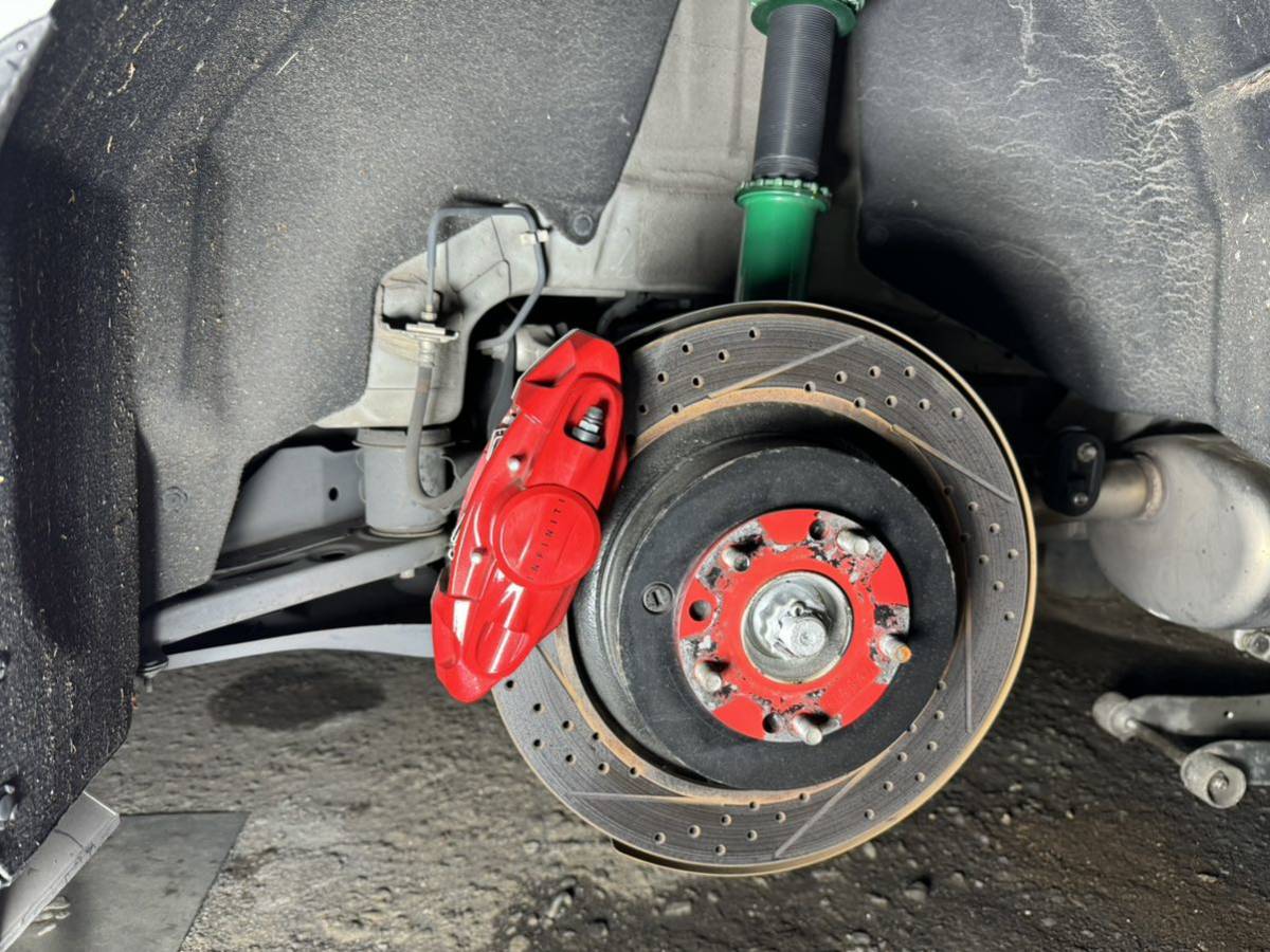 Yahoo!オークション - Y51 フーガ ブレーキキャリパーKIT レッドカラー...