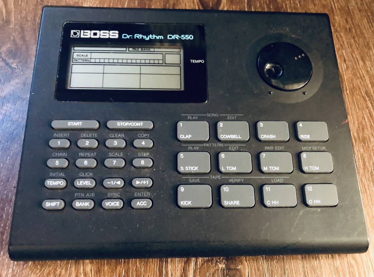 Yahoo!オークション - BOSS DR-550 Dr.Rhythm リズムマシン ジャンク