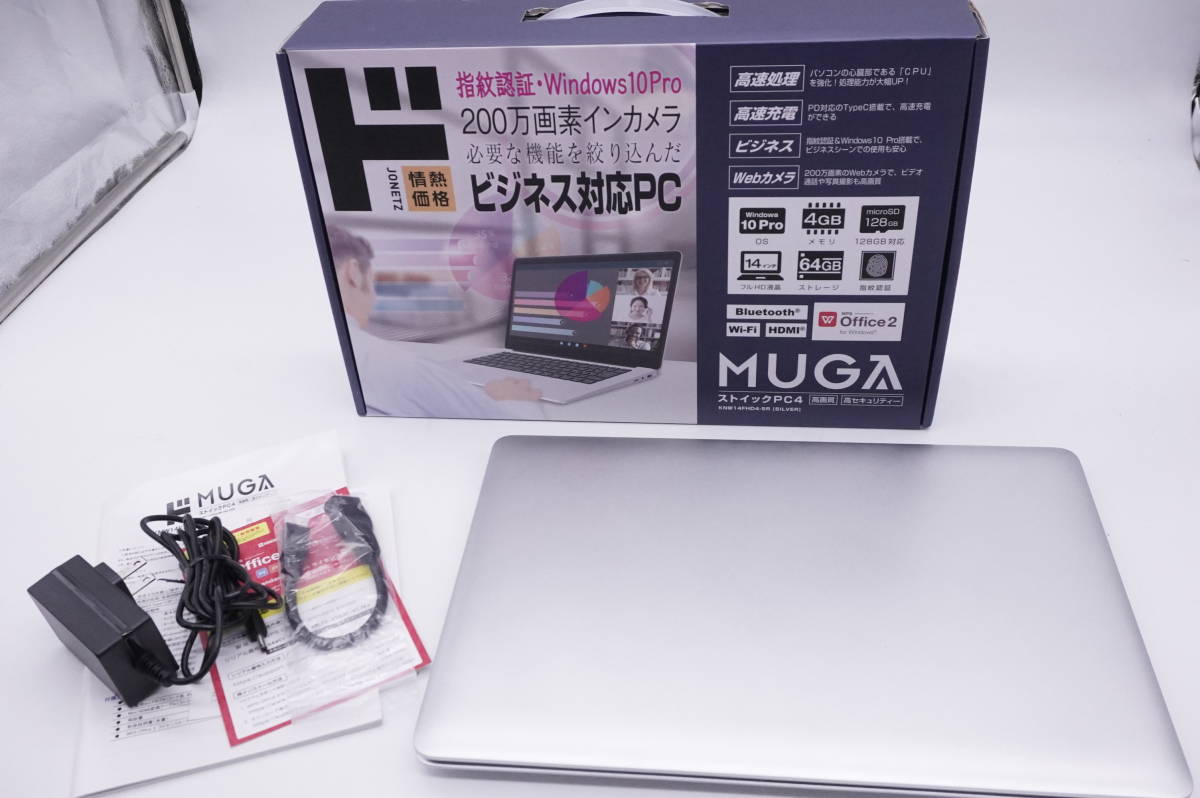 Yahoo!オークション - 【美品】 MUGA ストイックPC4 KNW14FHD4-SR シル...