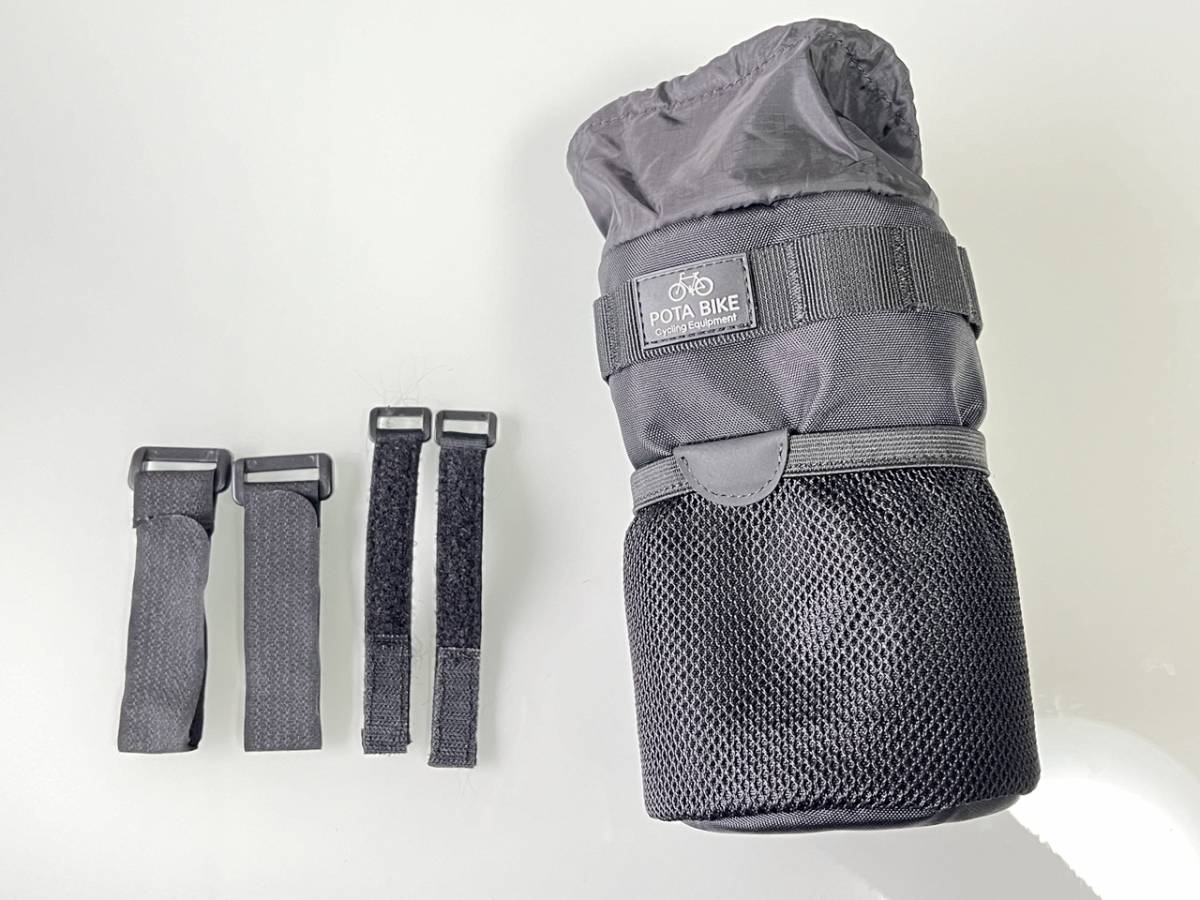Yahoo!オークション - 【美品】 POTA BIKE ハンドルステムポーチ2 ブラ...
