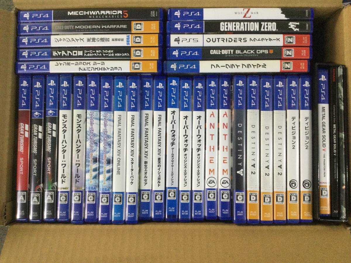 日本代購代標第一品牌【樂淘letao】－【GN4585/80/0】PS4＆PS5ソフト★合計33本前後★大量★まとめ★セット★Playstation4★プレステ4★FF14★メタルギア★ ...