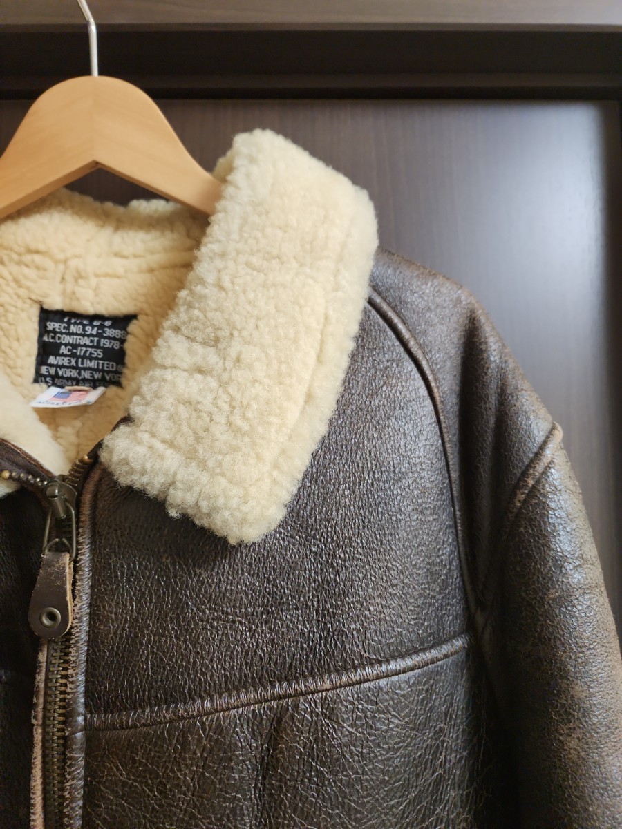 Yahoo!オークション - AVIREX B-6 フライトジャケット USA製 40サイズ ...