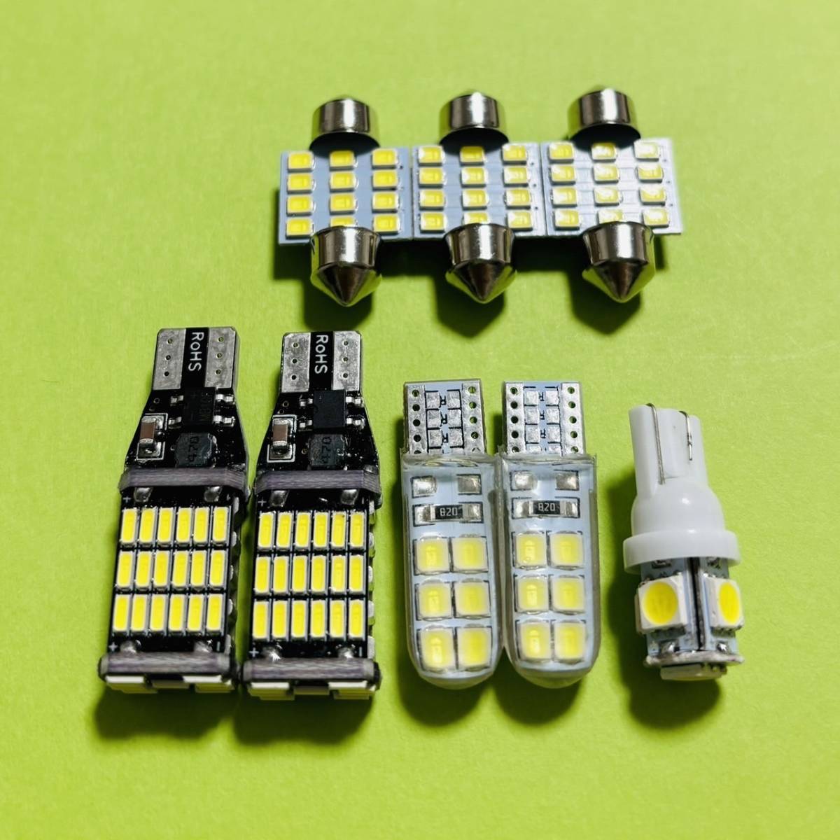 Yahoo!オークション - 8個セット B21A デイズルークス T10 LED ルーム...