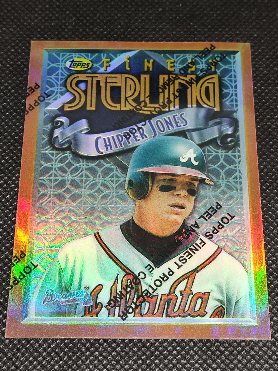 日本代購代標第一品牌【樂淘letao】－1996 Topps FINEST STERLING REFRACTOR CHIPPER JONES チッパー・ジョーンズ リフ