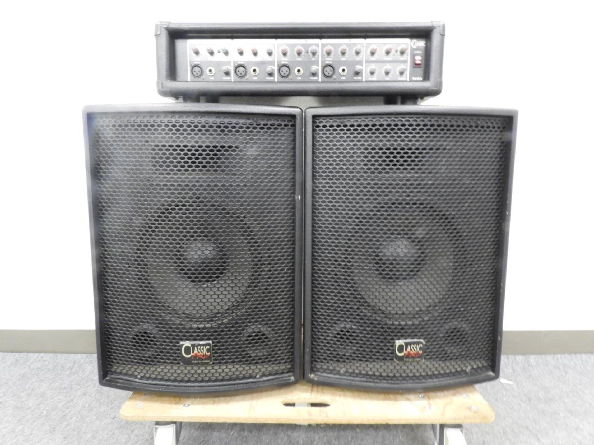 CLASSIC PRO クラシックプロ PA10/4 PAセット スピーカー パワードミキサー(その他)｜売買されたオークション情報、yahooの商品情報をアーカイブ公開 - オークファン ...