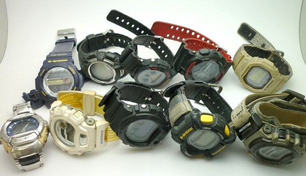 Yahoo!オークション - 1000円スタート 腕時計10点まとめ CASIO カシオ ...