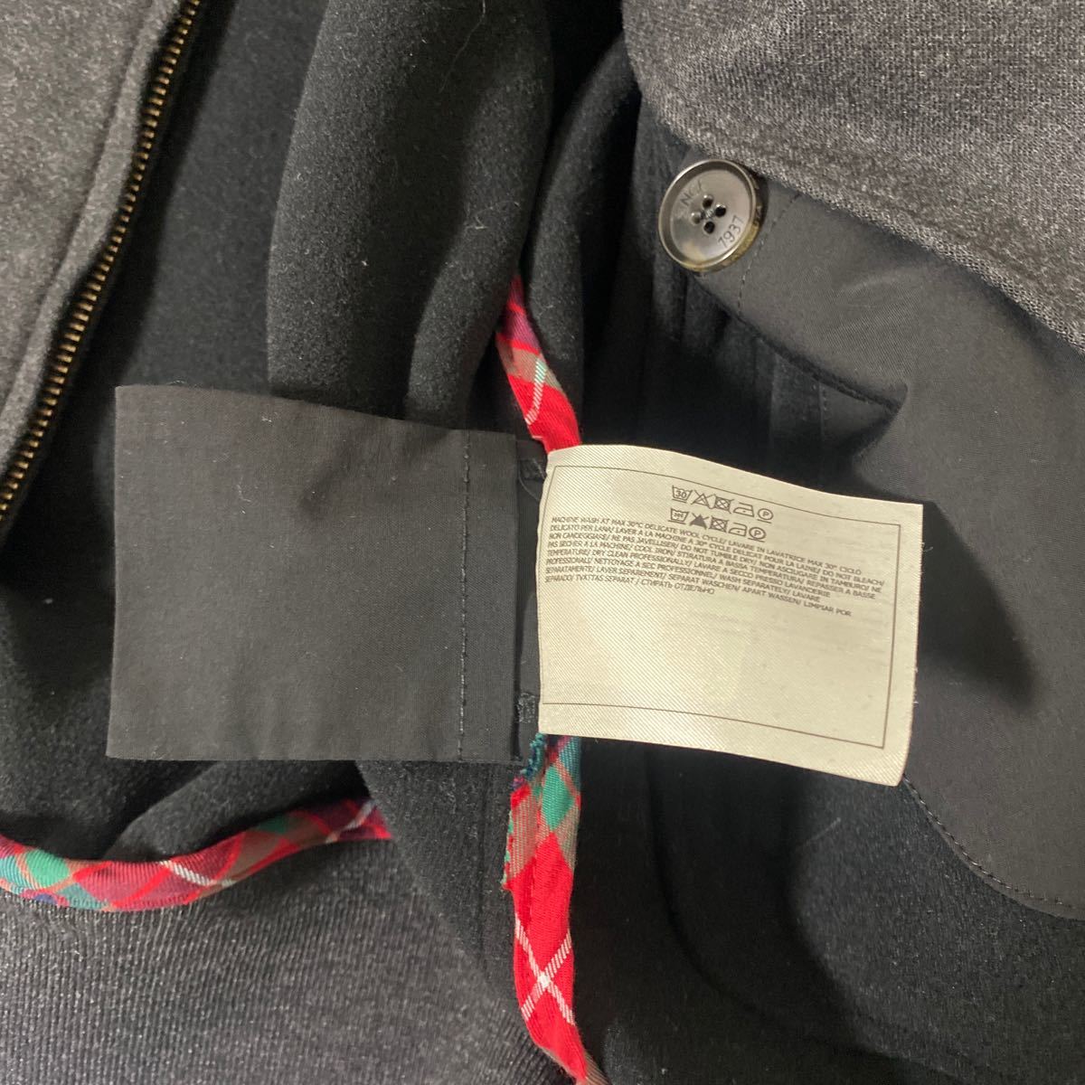 日本代購代標第一品牌【樂淘letao】－美品 英国 製 BARACUTA G9 フード ジャケット 42 ウール フリース イングランド バラクータ パーカー UK イギリス ダブルジップ