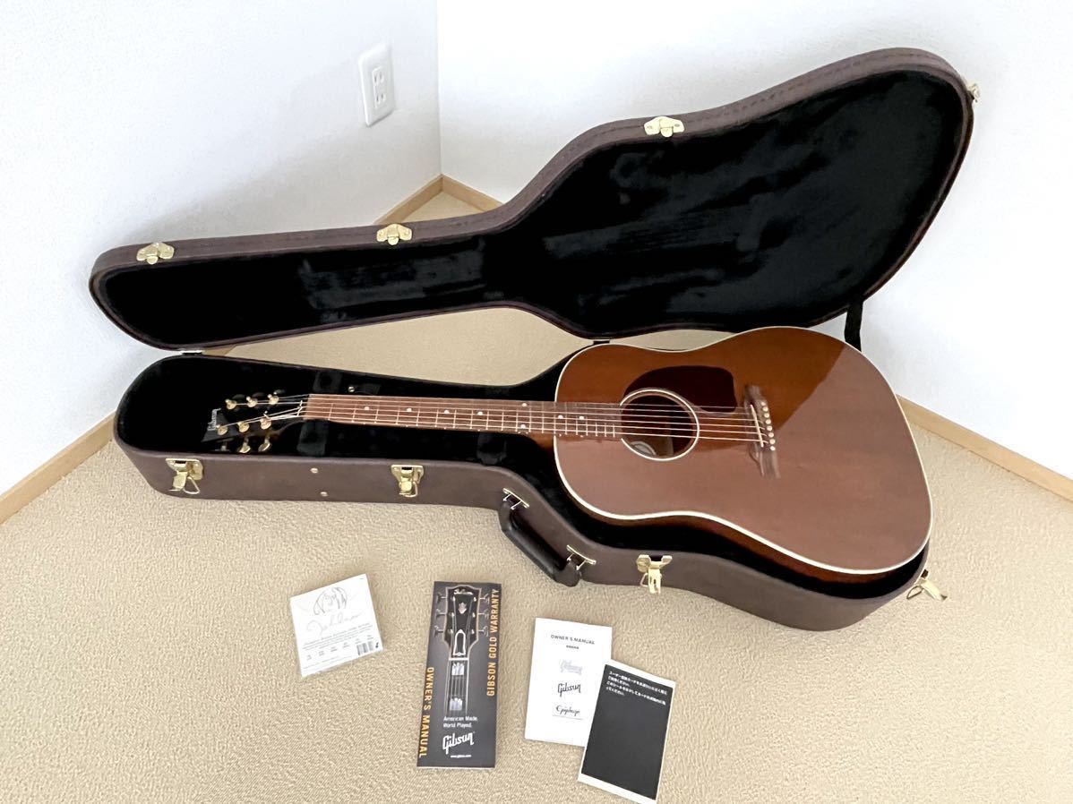 日本代購代標第一品牌【樂淘letao】－Gibsonギブソン J-45 Mahogany Antique Natural Limited Edition 2018 L.R.Baggs VTC