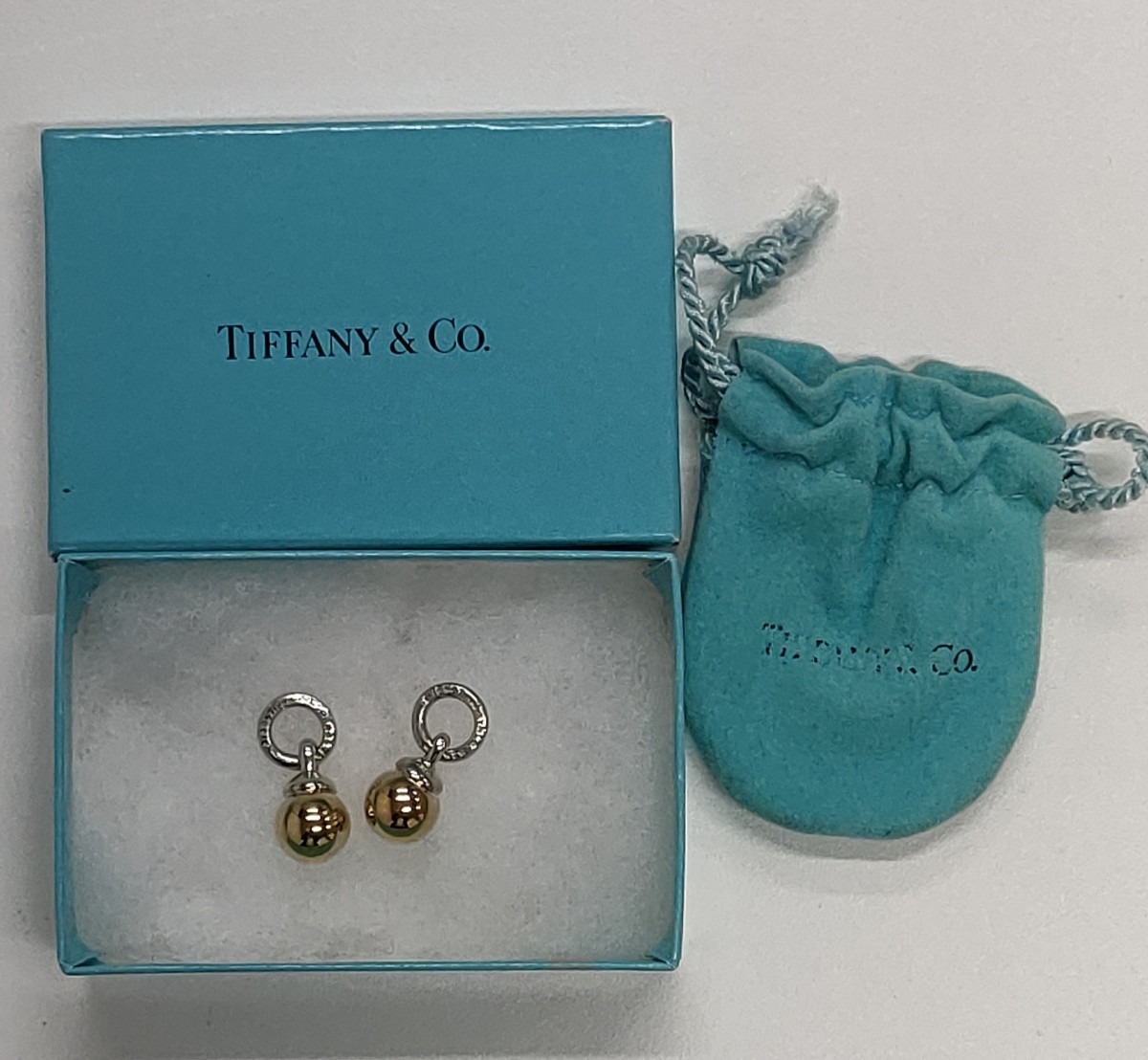 Yahoo!オークション - TIFFANY＆Co. ティファニー ボールチャーム ネッ...