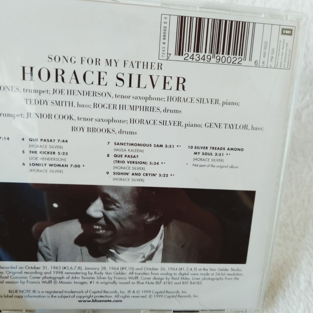 Yahoo!オークション - T006 HORACE SILVER SONG FOR MY FATHER 99ブル...