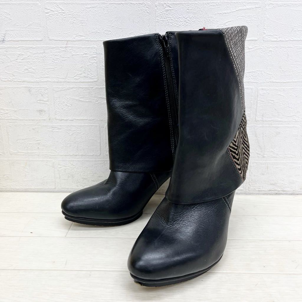 Yahoo!オークション - 1342 日本製 MANA マナ 靴 シューズ ハーフ ブー...