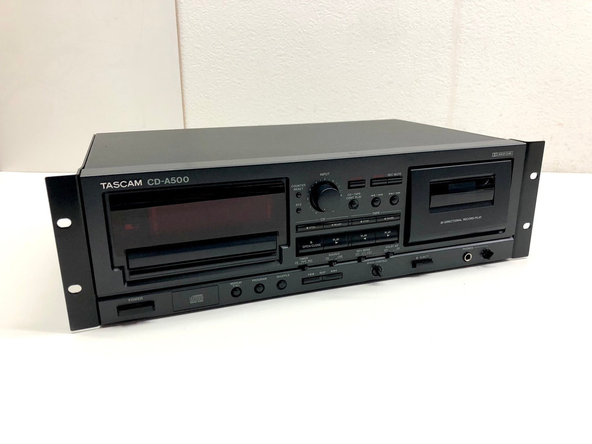Yahoo!オークション - A123-35 TASCAM タスカム CD-A500 カセットデッ...