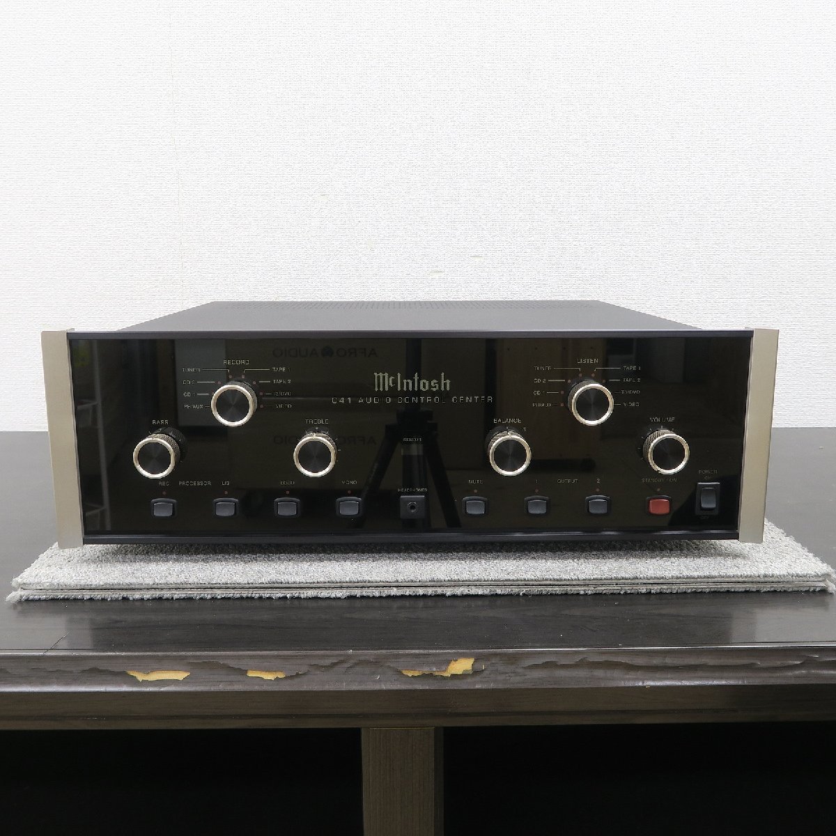 Yahoo!オークション - 【Aランク】Mcintosh C41 プリアンプ マッキント...