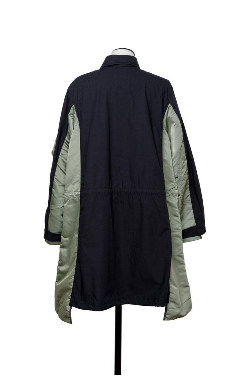 Yahoo!オークション - sacai 23SS/Military Coat MA-1 スプリングコー...