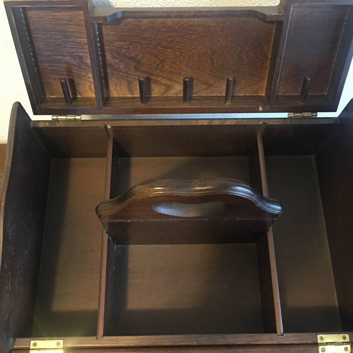 Yahoo!オークション - (SUZ) 裁縫箱 Sweet marriage 引き出し4つ+上面...