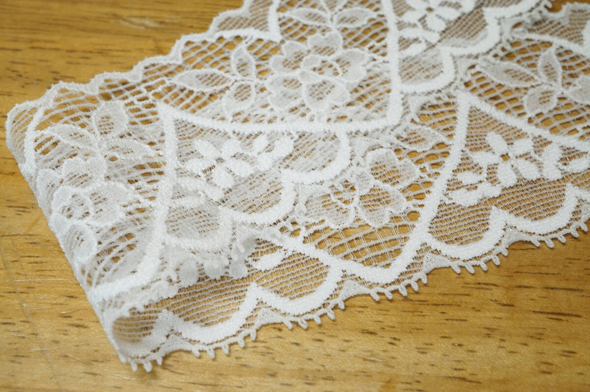 Yahoo!オークション - 新反 SIC ストレッチレース No.7408 花模様 両...