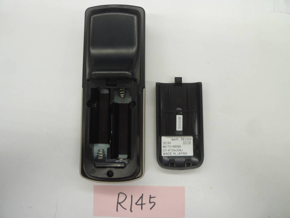 Yahoo!オークション - 『R145』トヨタ TOYOTA リアエンタメ用リモコン ...