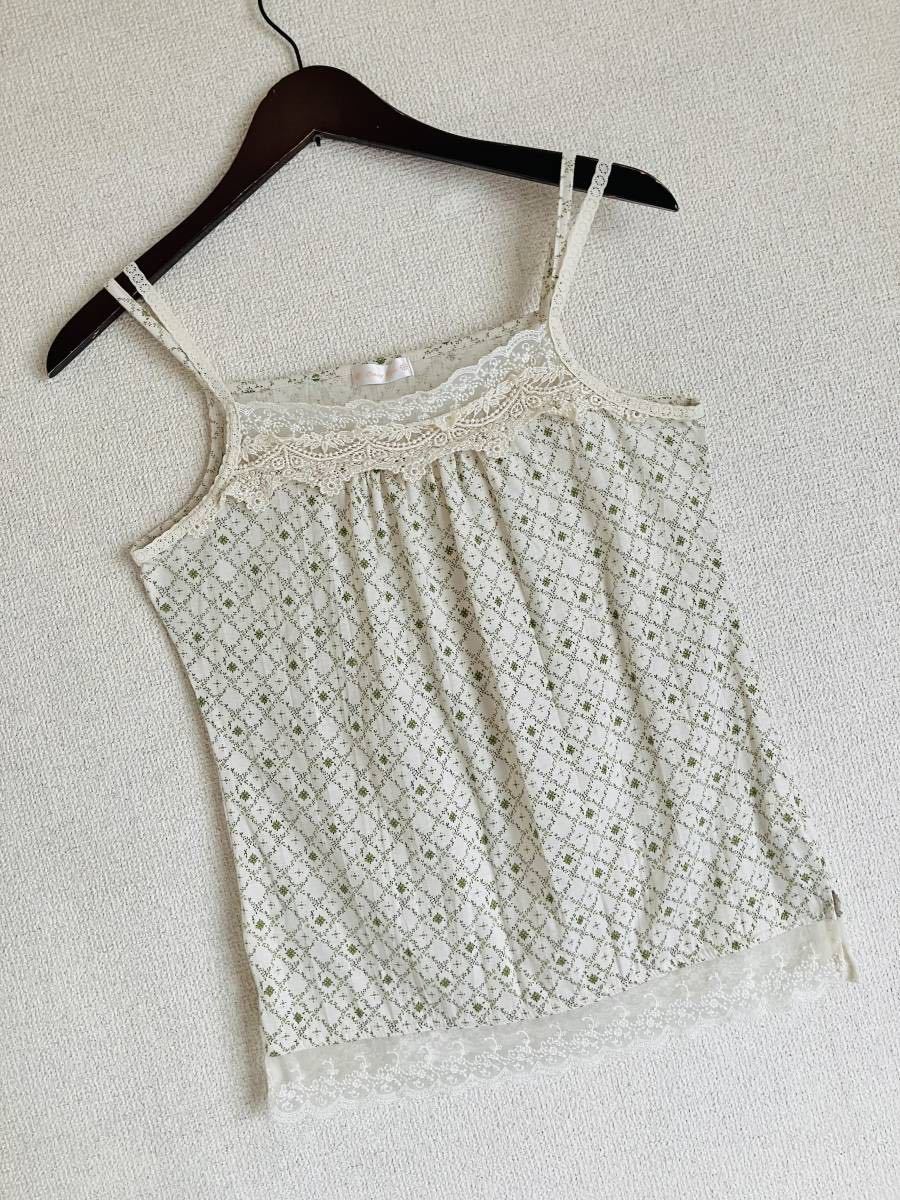 Yahoo!オークション - Dazy Eye アイボリー他#レース飾りキャミソール...
