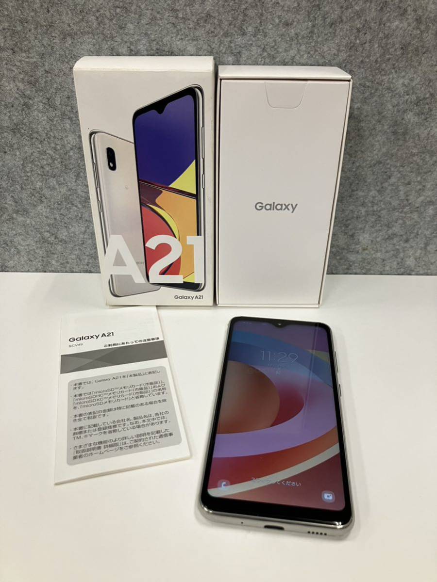 Yahoo!オークション - Samsung（サムスン）au GALAXY A21 SCV49