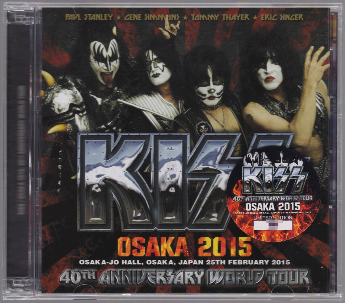 KISS / OSAKA 2015(Kiss)｜売買されたオークション情報、yahooの商品情報をアーカイブ公開 - オークファン（aucfan.com）