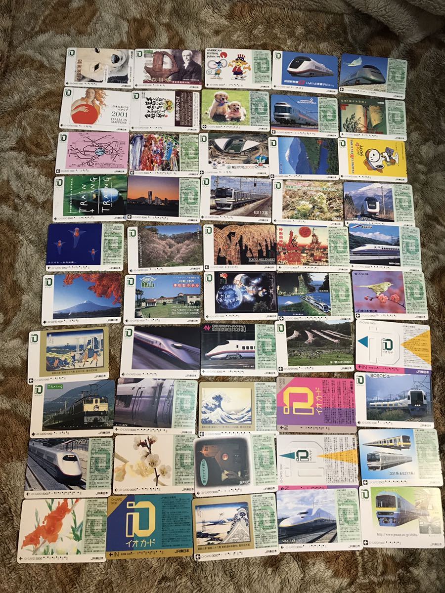 Yahoo!オークション - A006 使用済みイオカード 50枚セットC JR東日本