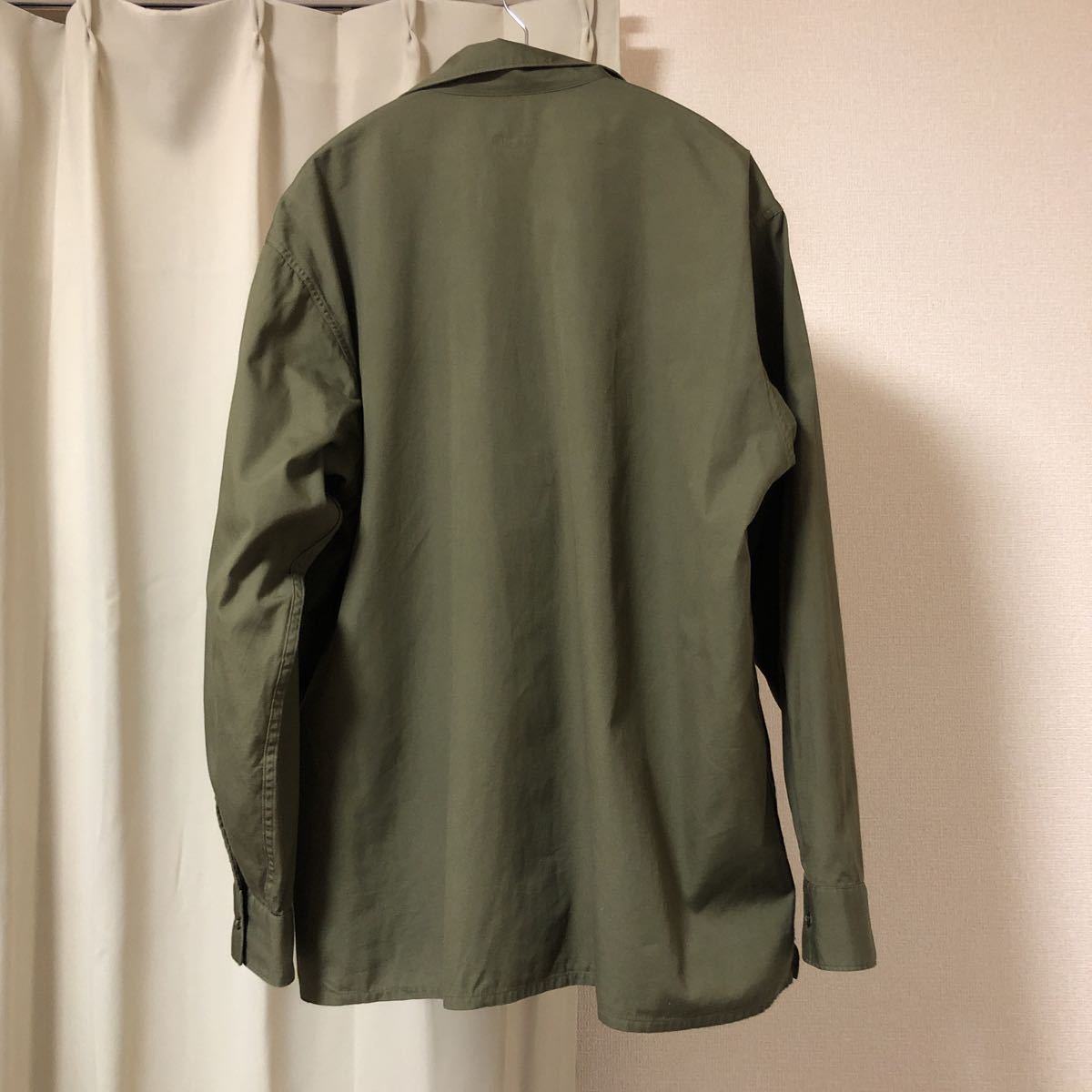 COMOLI 17AW ODオープンカラーシャツ サイズ2 オリーブ カーキ OD Open Collar Shirt Olive 長袖シャツ コモリ シャツ L03-02005(Mサイズ ...