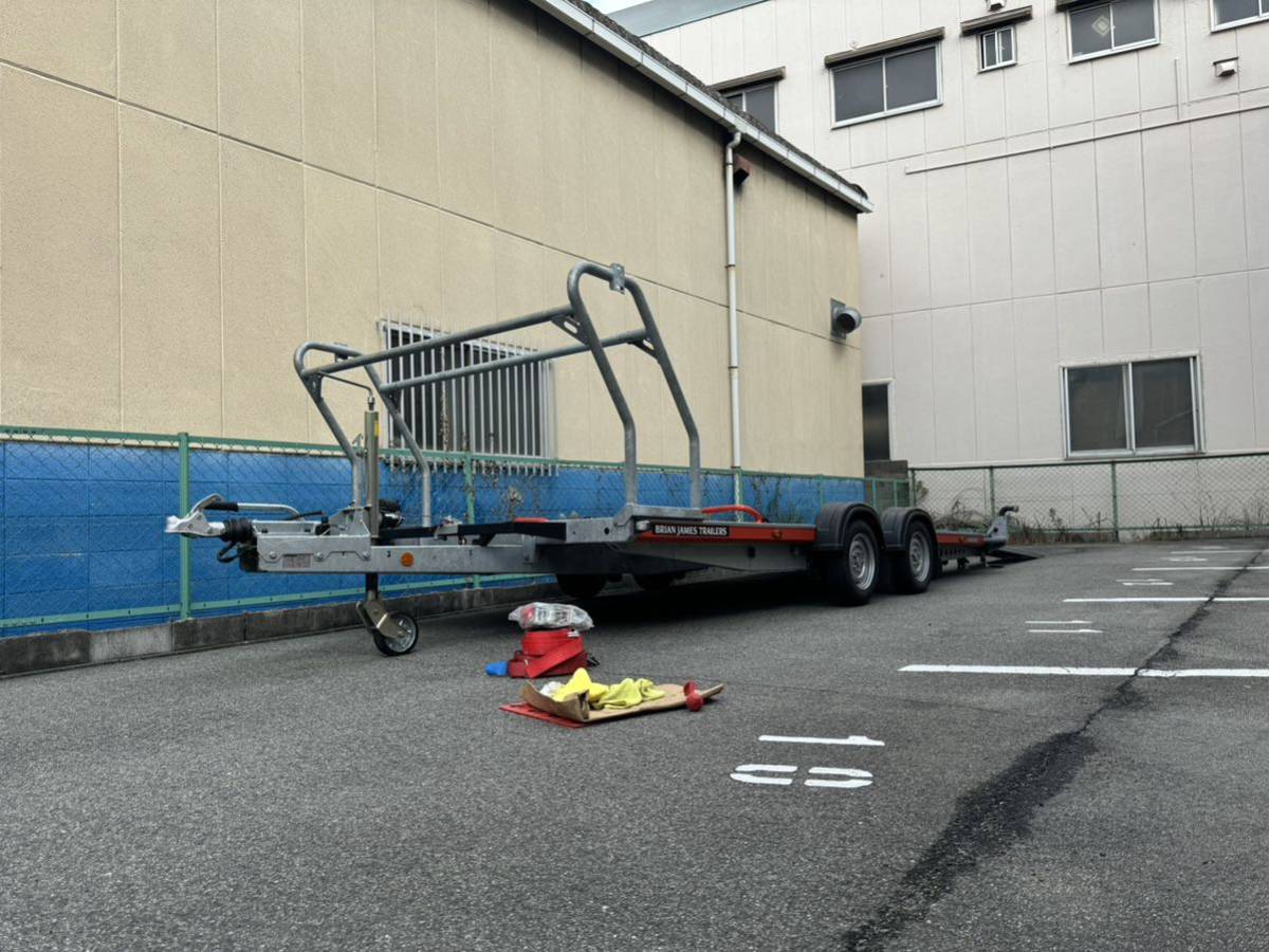 Yahoo!オークション - (車検あり)BJT A4 車両積載トレーラー ヒッチメ...