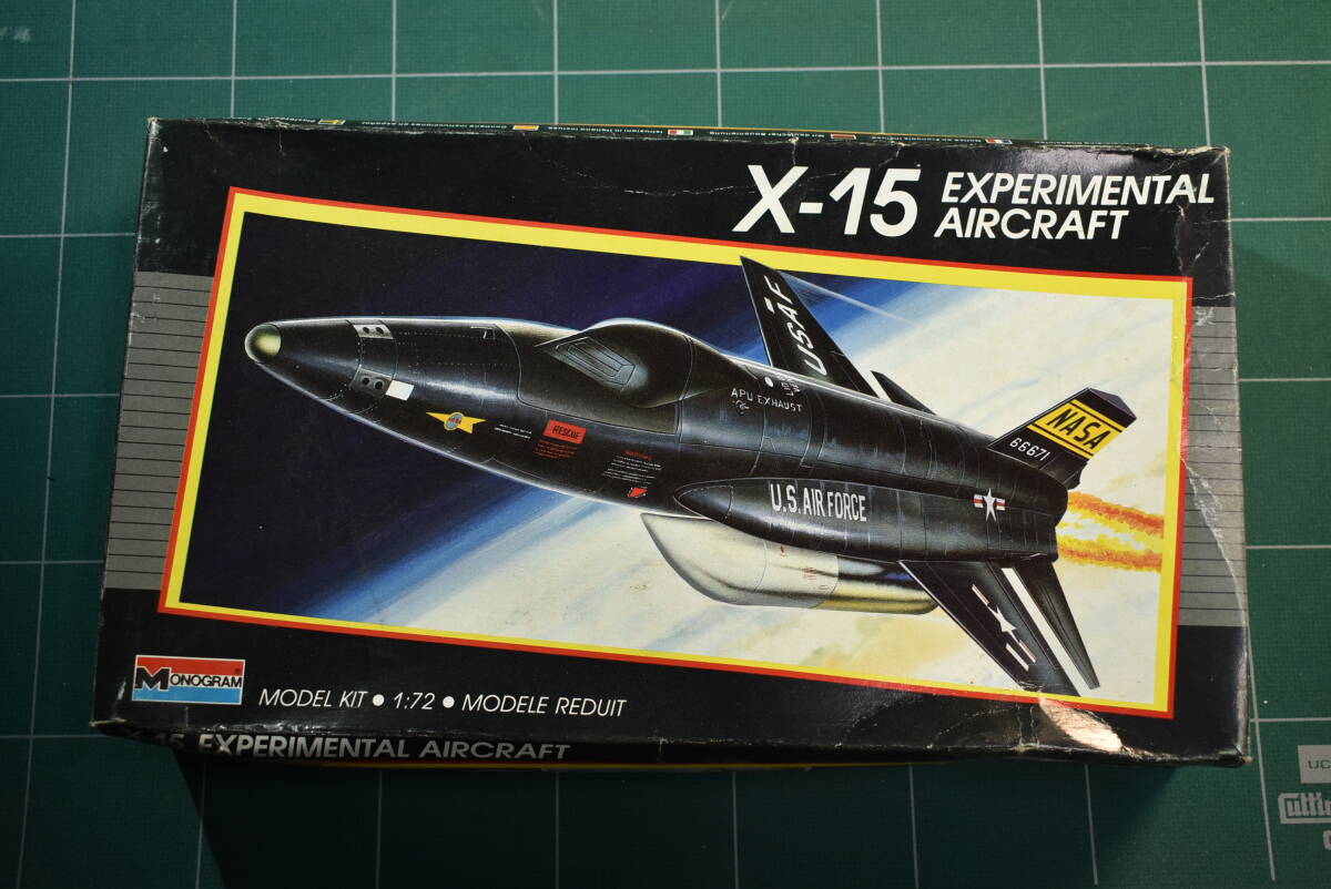 Yahoo!オークション - Qm018 絶版 1980年代 Monogram 1 72 X-15 Experi...