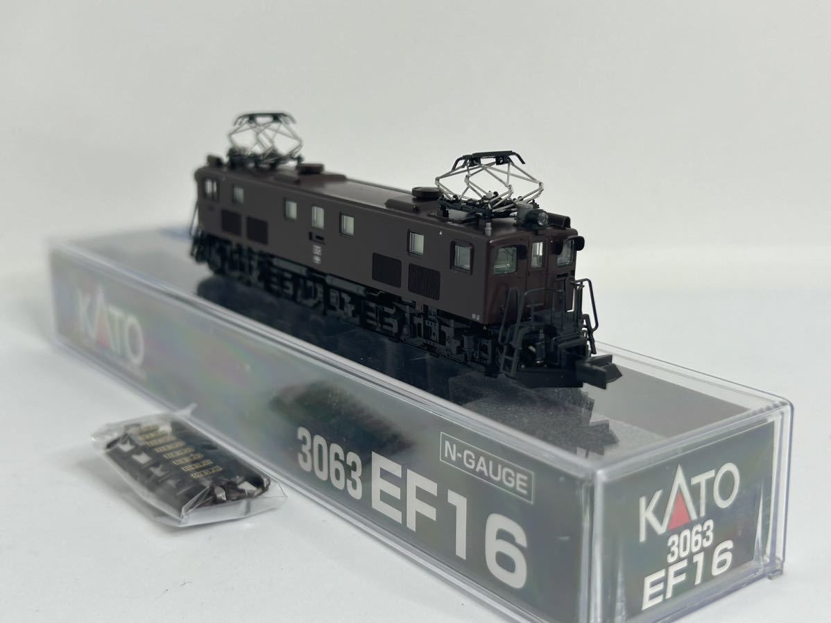 Yahoo!オークション - KATO 3063 EF16 電気機関車 動作確認・ライト点...